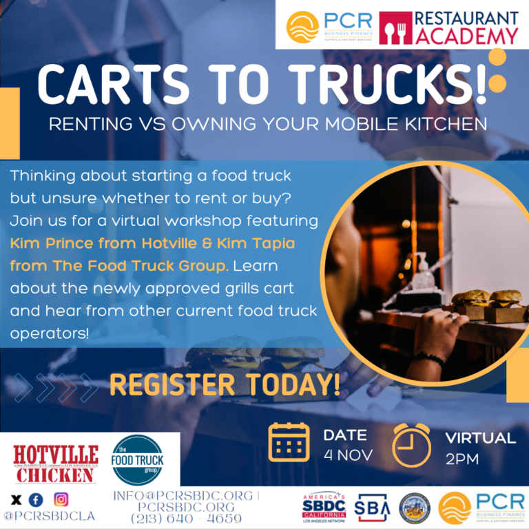 RESTAURANT ACADEMY: “Carts to Trucks! Renting vs. Owning Your Mobile ...